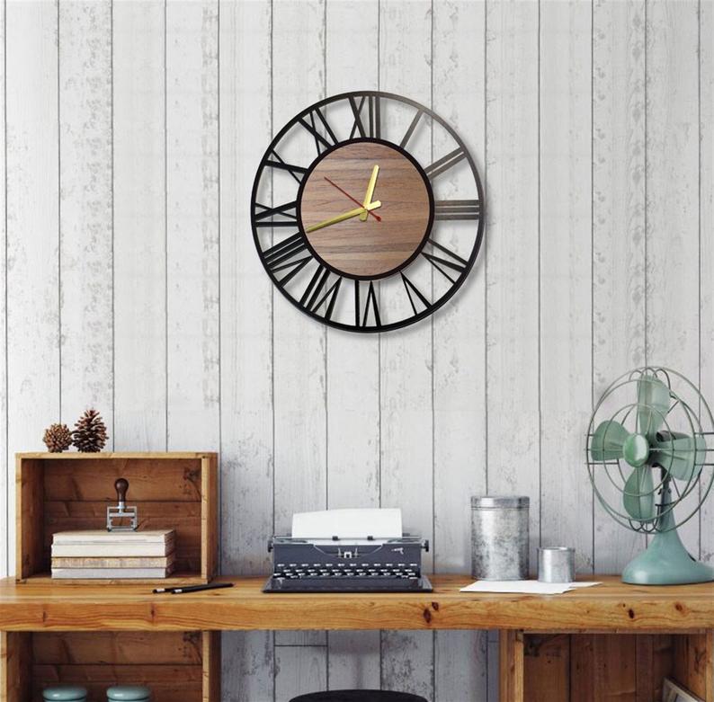 Milano Unique Design Metal Wall Clock – Decovieno